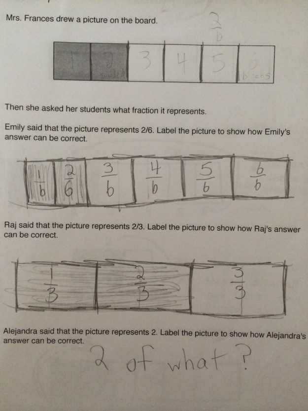 Student Work with Fractions | MathMinds