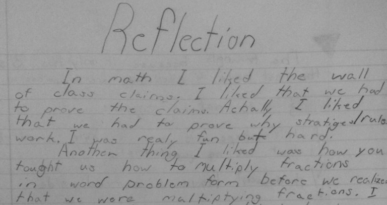 Math Class Through My Students’ Eyes… | MathMinds