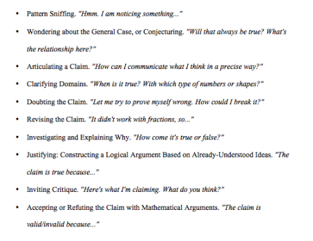 Math Reasoning Stages | MathMinds