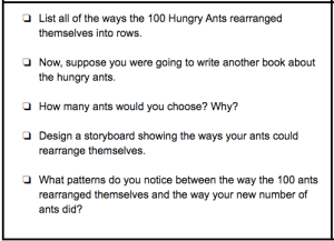 One Hundred Hungry Ants – 4th Grade | MathMinds
