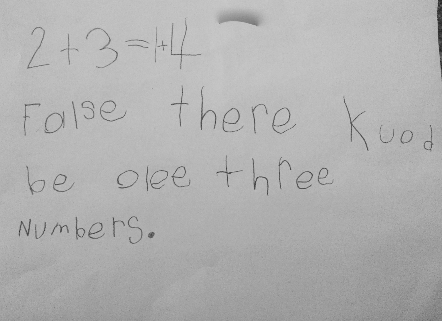 True or False Equations: Kindergarten | MathMinds