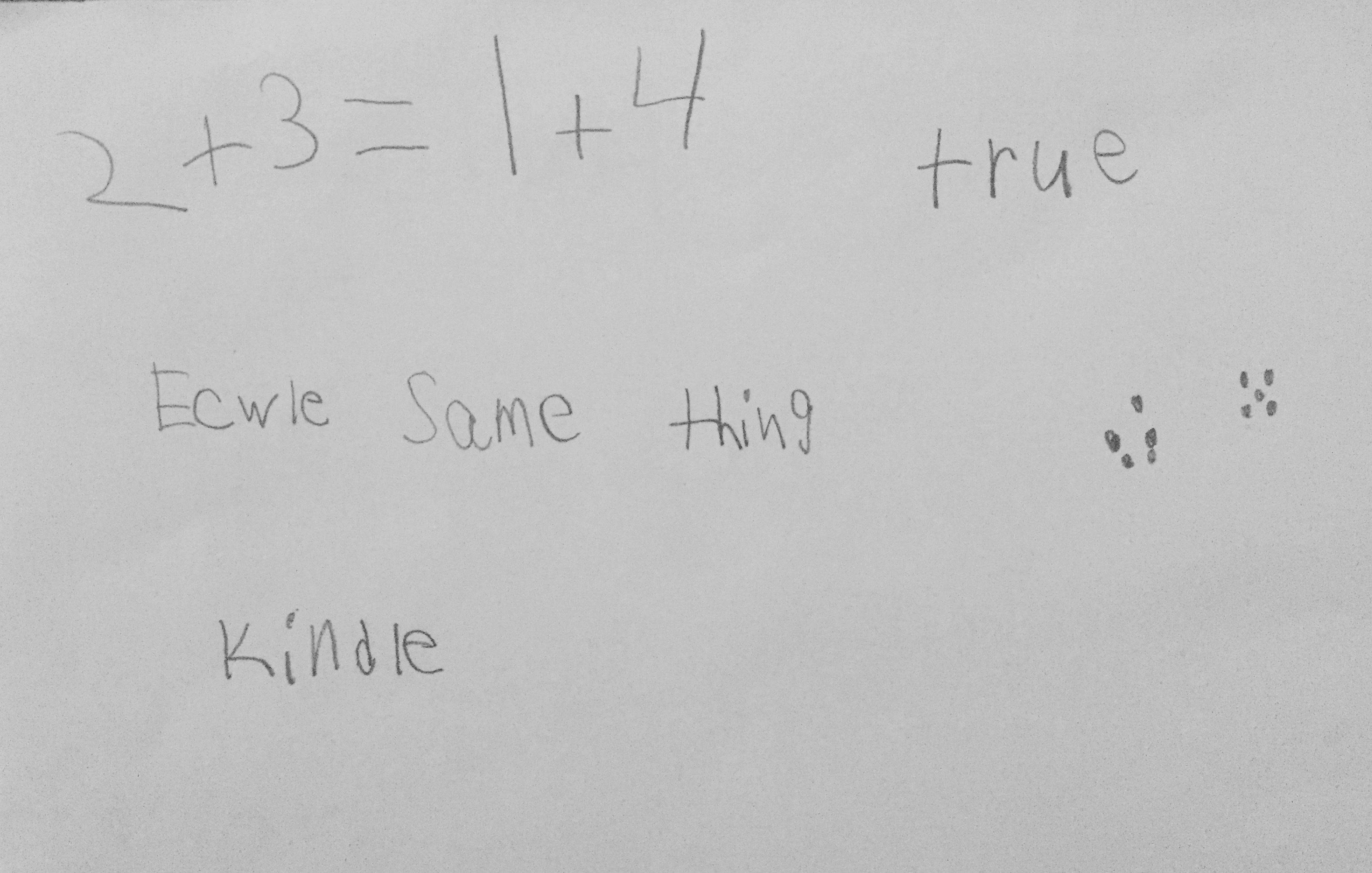 True or False Equations: Kindergarten | MathMinds